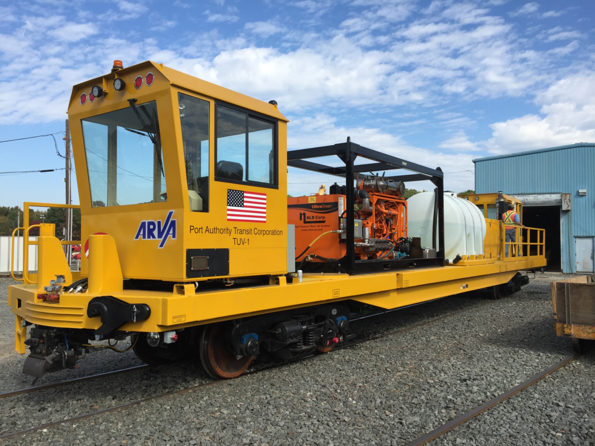 ARVA's delivers TUV - Track Utility Vehicle to PATCO (Port Authority ...